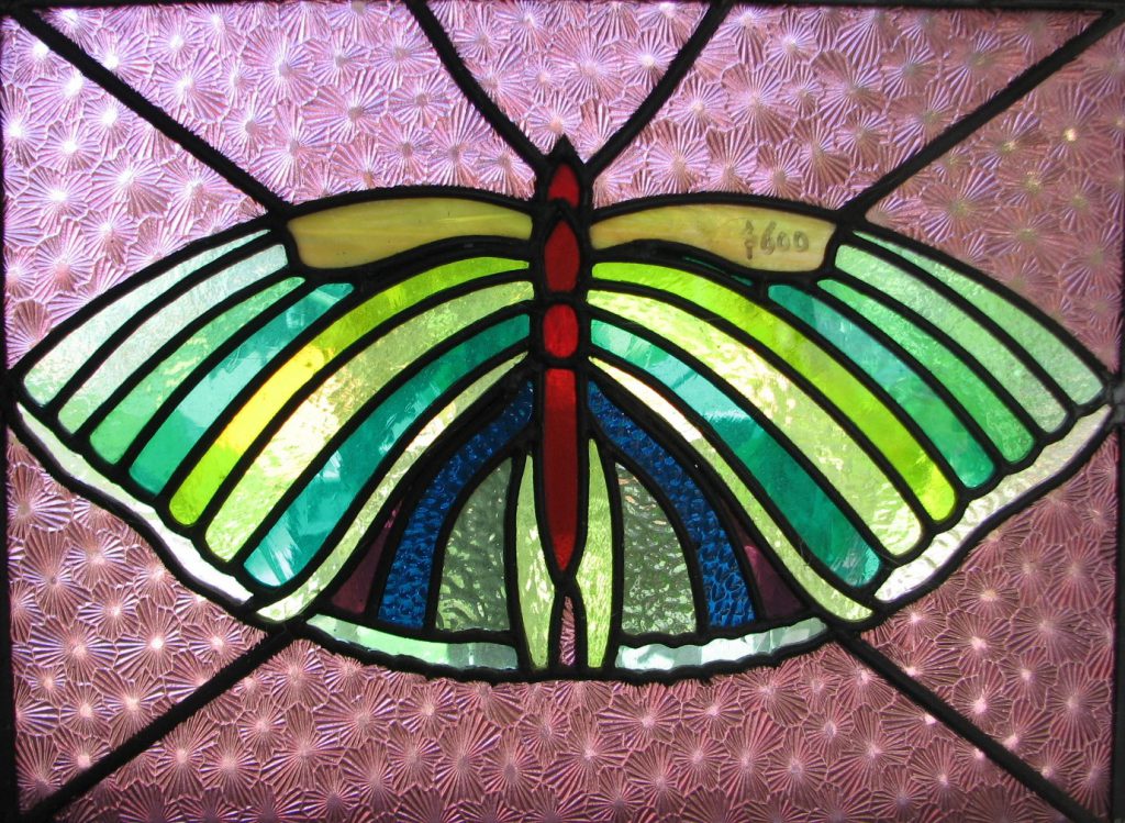 glass-plus-leadlights-butterfly-design - Glass Plus Leadlights