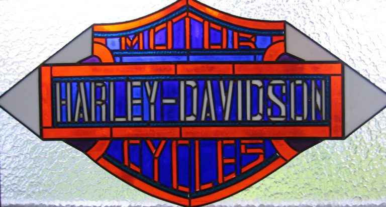 glass-plus-leadlights-stained-glass-harley-davidson-motor-cycles ...